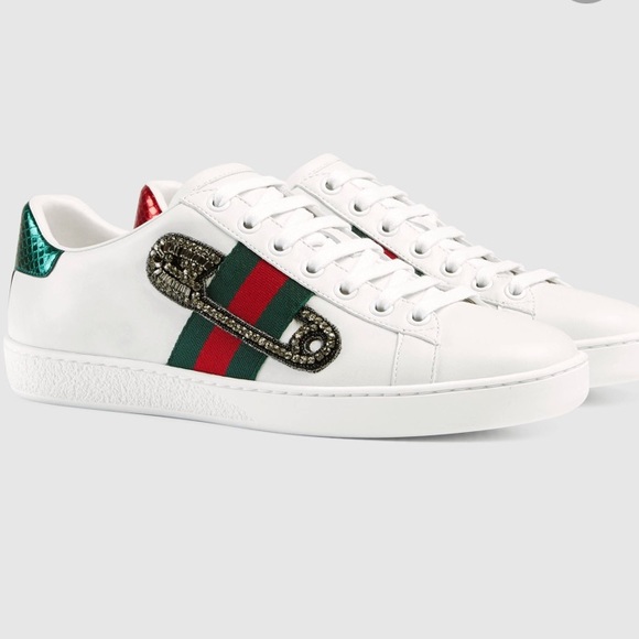 Gucci | Shoes | Gucci Paperclip Sneakersminimal Wear And Tear | Poshmark
